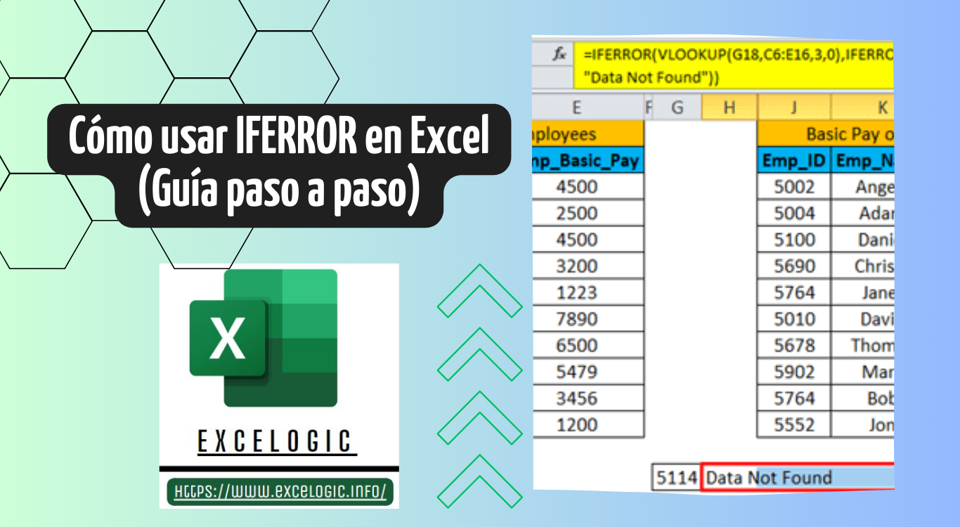 Cómo usar IFERROR en Excel (Guía paso a paso) 💚