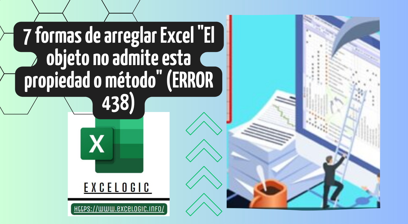 7 formas de arreglar Excel "El objeto no admite esta propiedad o método ...