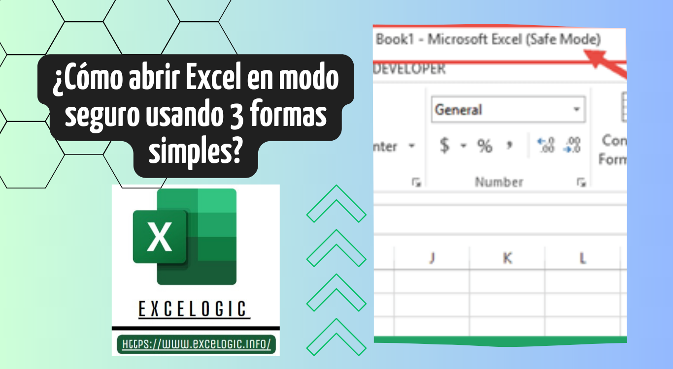 ¿Cómo abrir Excel en modo seguro usando 3 formas simples? 💚